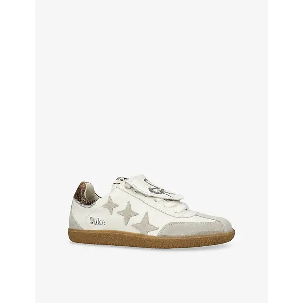 DUKE + DEXTER Plus Duke Snake Leather Trainers