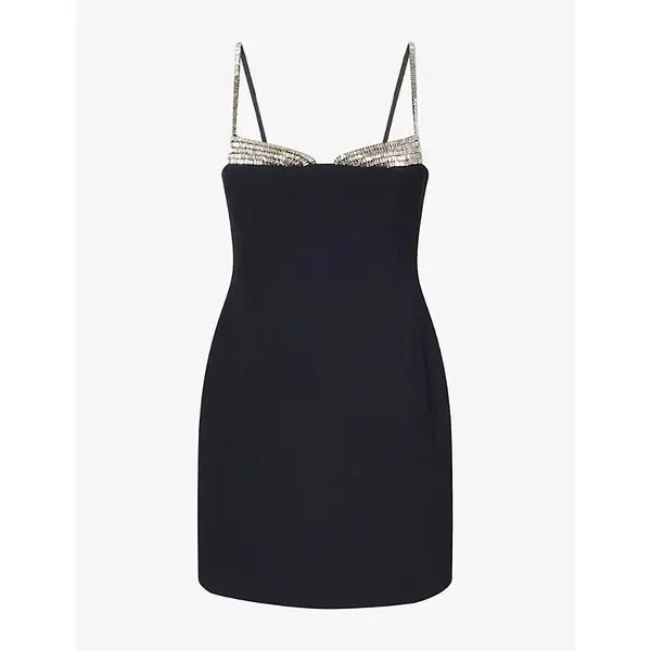 Simkhai Maeva Embellished Bustier Mini Dress - Black