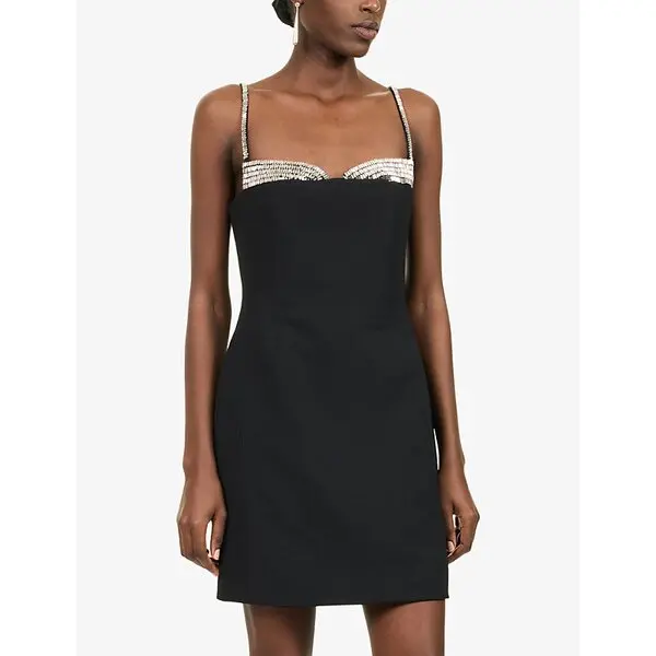 Simkhai Maeva Embellished Bustier Mini Dress
