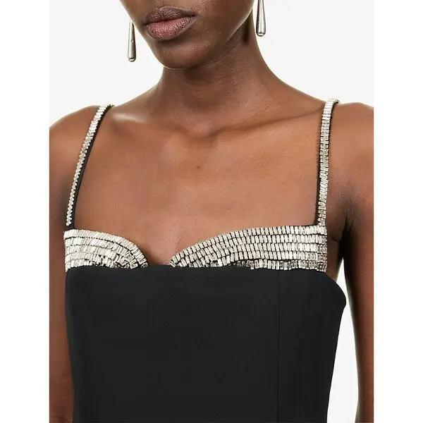 Simkhai Maeva Embellished Bustier Mini Dress