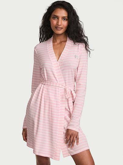 Victoria's Secret Waffle Knit Short Robe