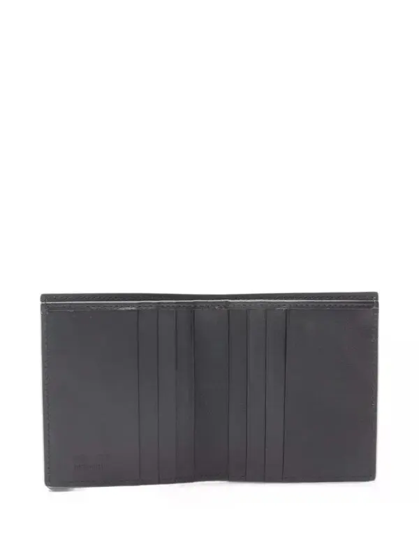 Prada 2020s Vitello Daino Enamel Triangle Logo Wallet