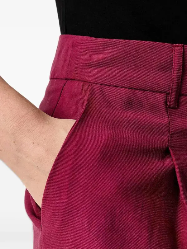 MORGAN Pleated Straight-leg Trousers
