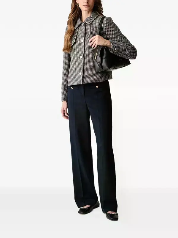 MORGAN Button-detail Wide-leg Trousers