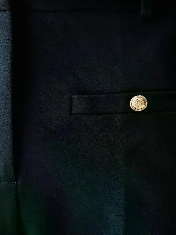 MORGAN Button-detail Wide-leg Trousers