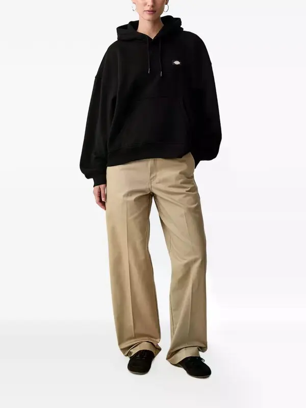 Dickies Logo-patch Drawstring Hoodie