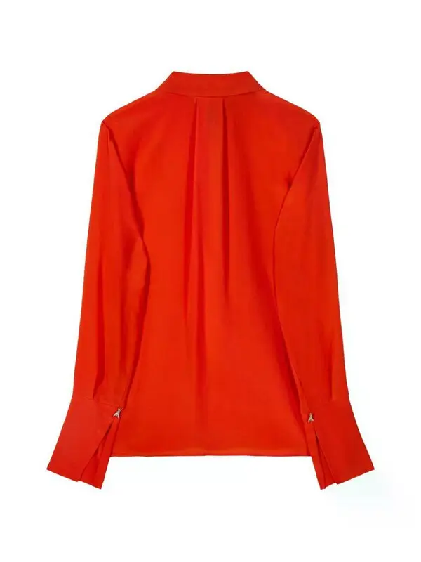 Patrizia Pepe Button-up Long-sleeve Shirt