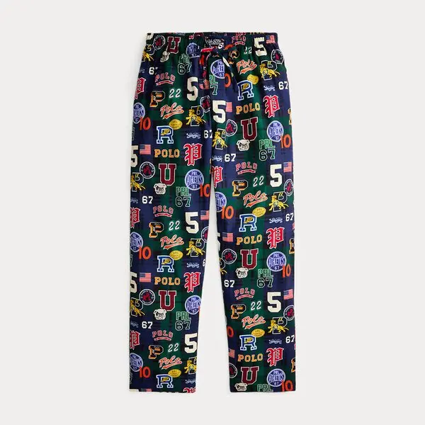 Ralph Lauren Print Flannel Pajama Pant - Plaid Multi
