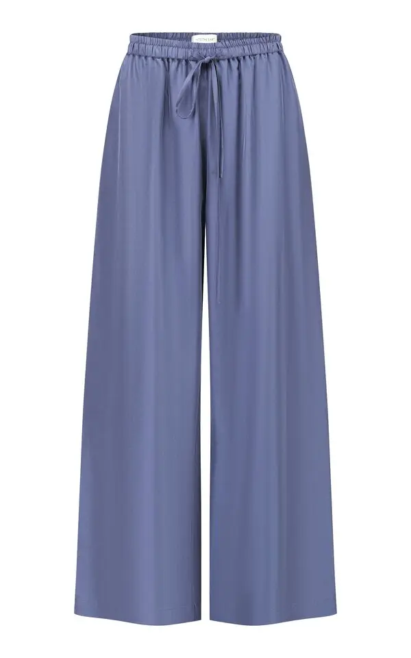 INTO THE EAST Silk Wide-leg Pants