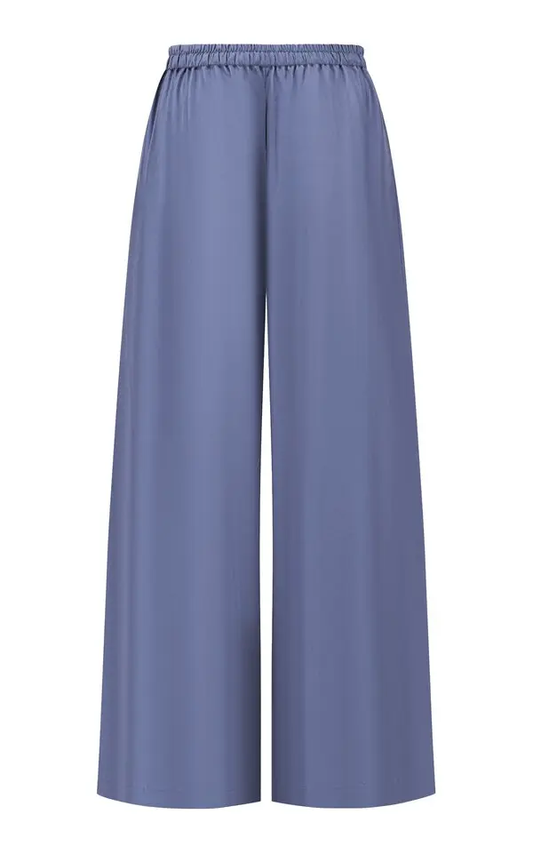 INTO THE EAST Silk Wide-leg Pants