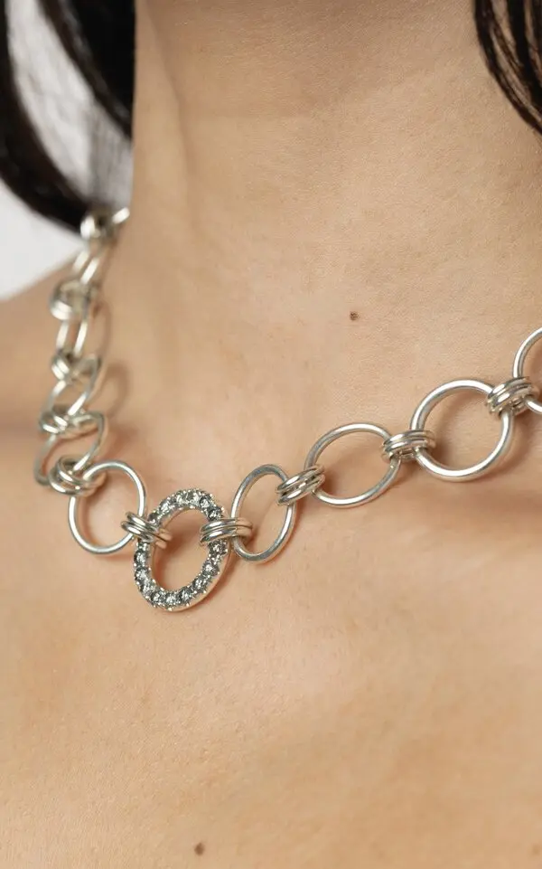 SPINELLI KILCOLLIN Titan Pave Necklace