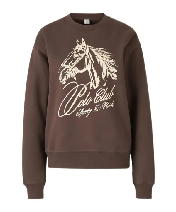 SPORTY  RICH Long-sleeve Sweatshirt