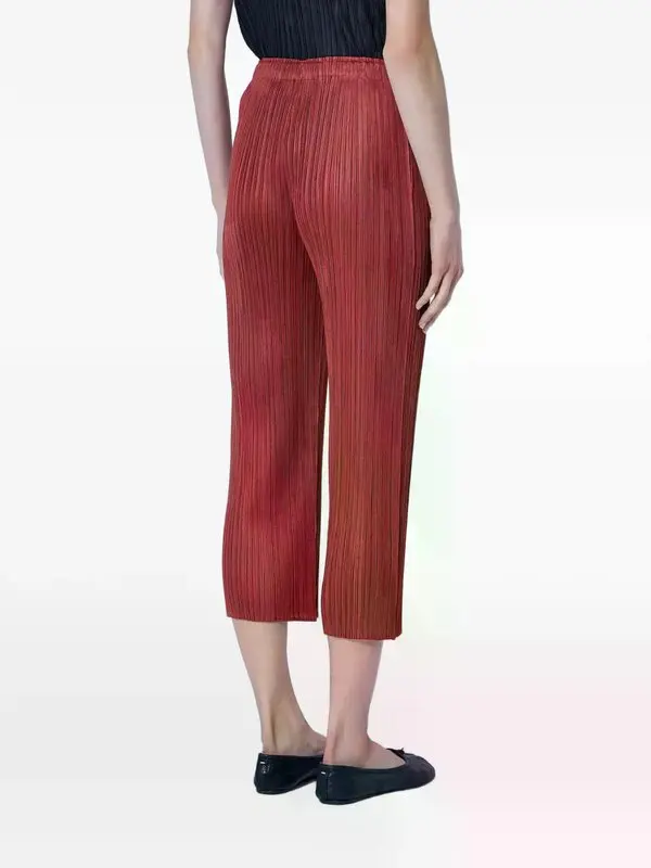 Issey Miyake Monthly Colors: September Pleated Cropped Trousers