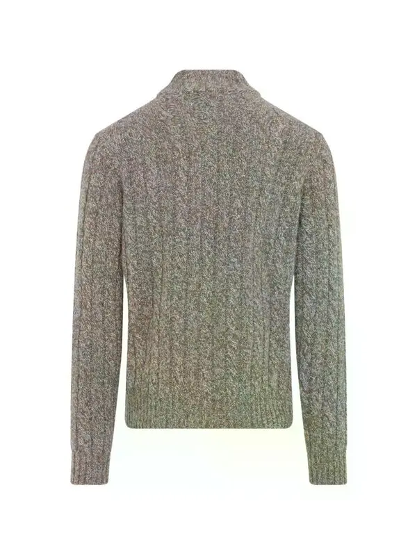 Kiton Cable-knit Quarter-zip Sweater