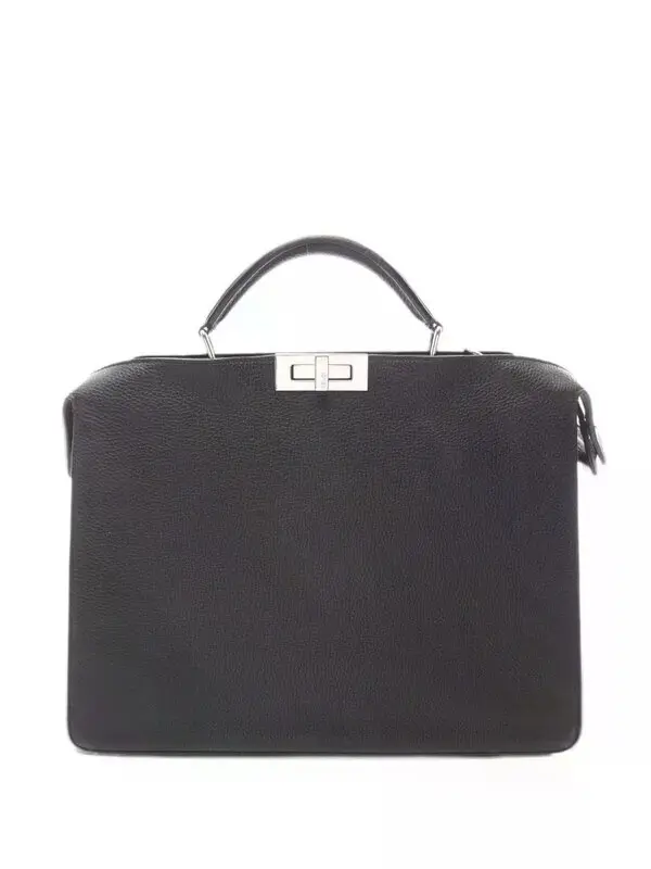 Fendi 2000s Medium Peekaboo Iseeu Tote Bag - Black