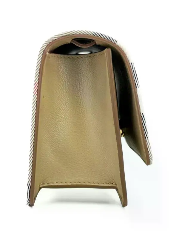 Burberry Madison Check Crossbody Bag - Neutrals