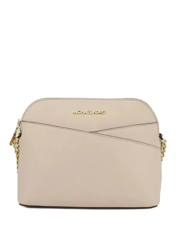 Michael Kors Medium Jet Set Travel Leather Crossbody Bag - Neutrals