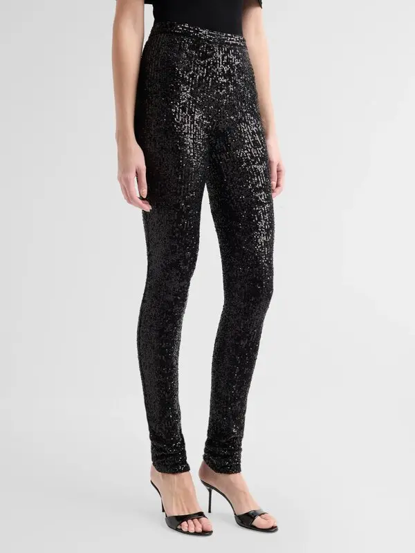 Lapointe Mini Sequin Stretch Leggings