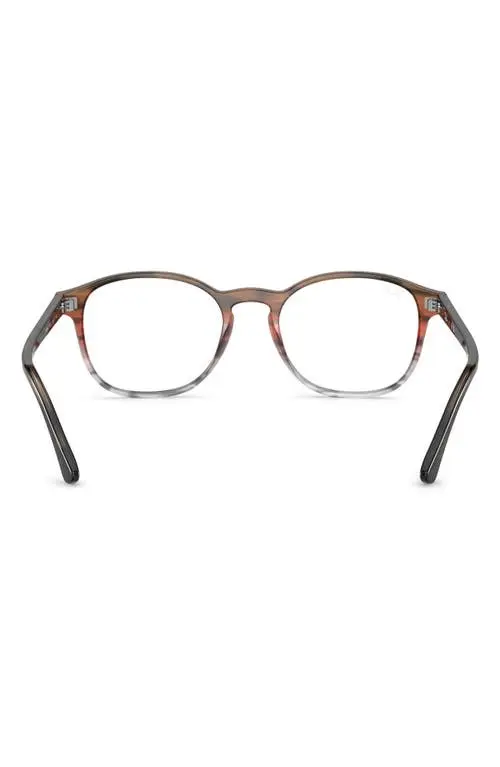 Ray-ban 52mm Phantos Optical Glasses - Brown Gradient