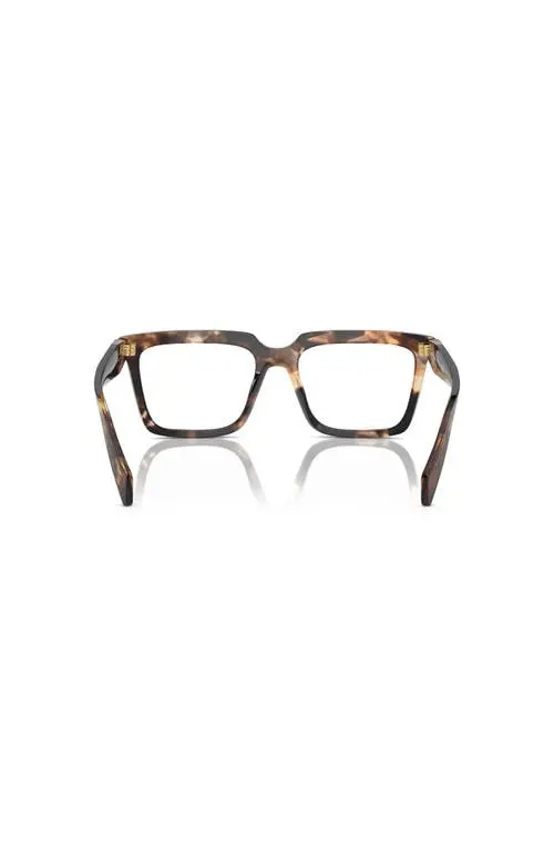 Prada 52mm Rectangle Optical Glasses