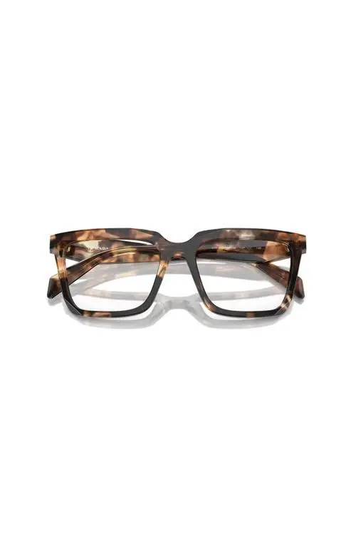 Prada 52mm Rectangle Optical Glasses