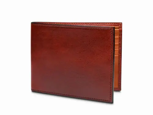 Bosca Old Leather Continental Id Wallet - Amber/saddle