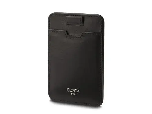 Bosca Nappa Vitello Pull Tab Card Case