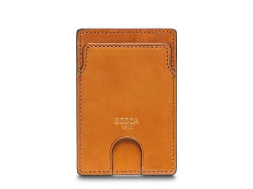 Bosca Old Leather Slim Card Case - Saddle