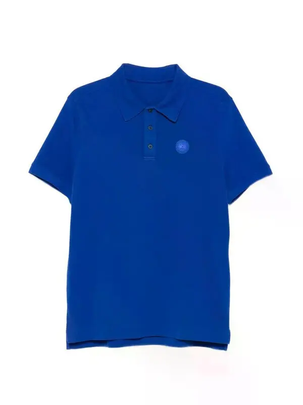 Canada Goose Logo-patch Polo Shirt - Blue