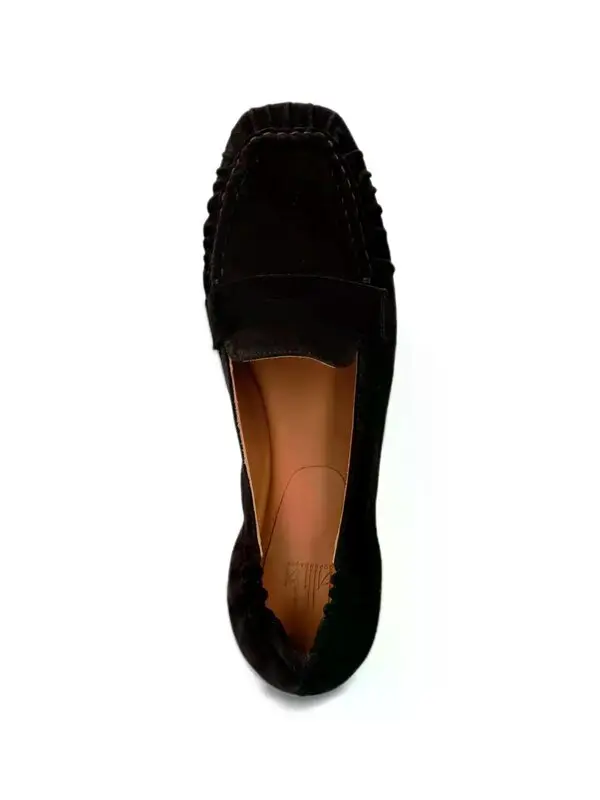 BILLI BI Gathered-detail Loafers