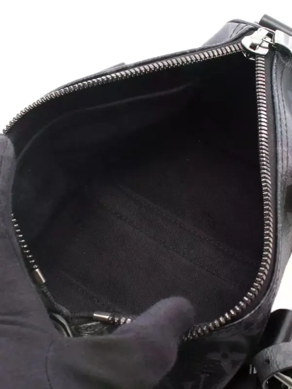 LOUIS VUITTON 25 Keepall Bandoulière Monogram Eclipse Tote Bag
