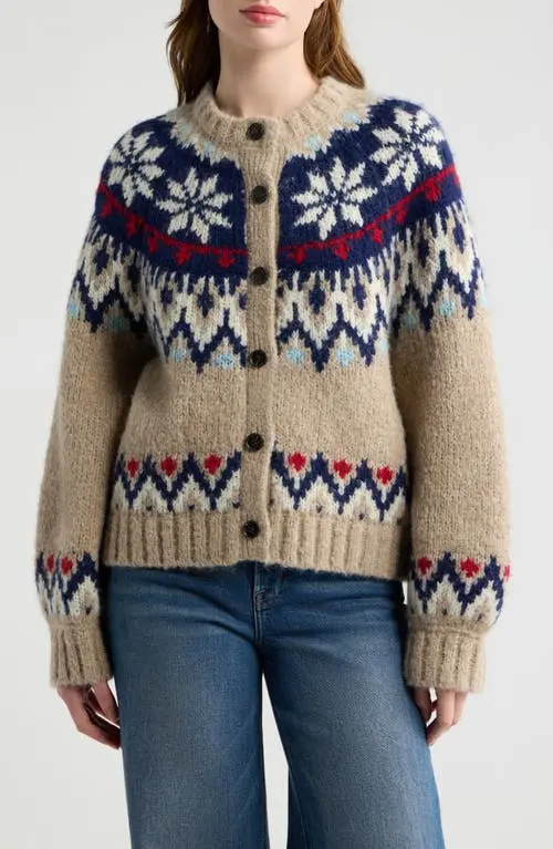 The Great. The Winter Fair Isle Cardigan
