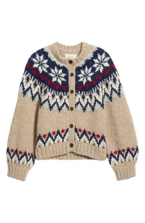 The Great. The Winter Fair Isle Cardigan
