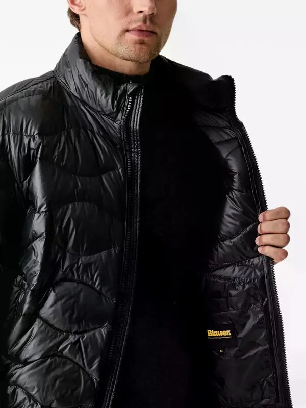 BLAUER. Daniel Wave-quilted Padded Jacket