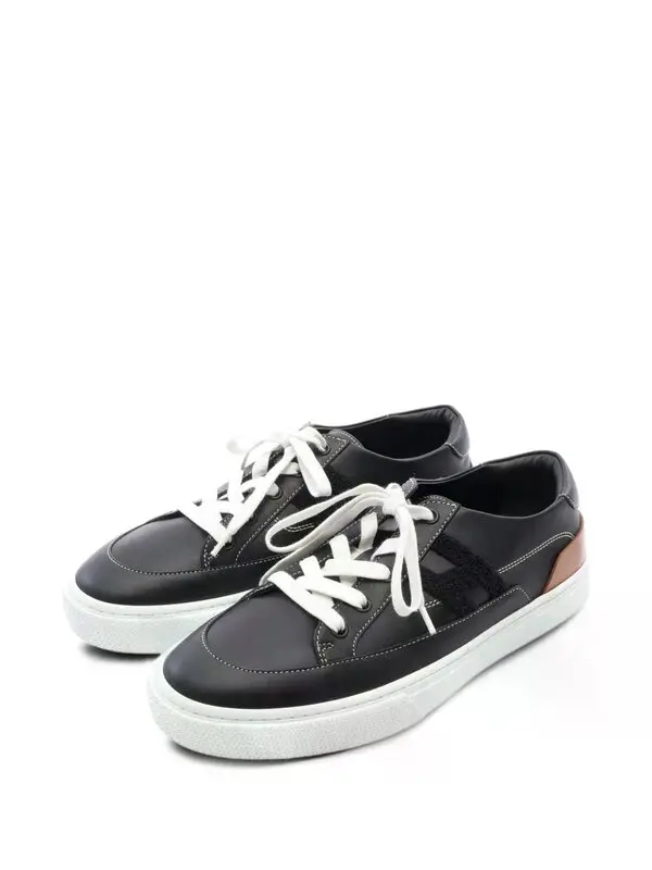 Hermès 2020s Deep Leather Sneakers - Black