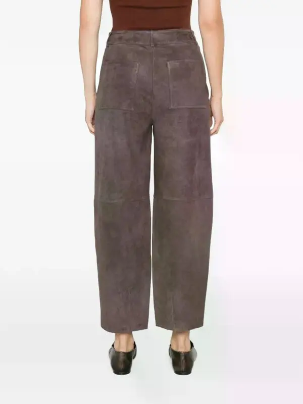 VIA MASINI 80 Panelled Wide-leg Trousers