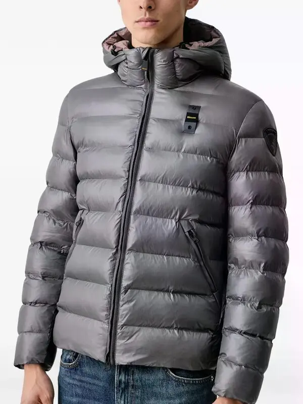 BLAUER. Adam Quilted Hooded Down Jacket