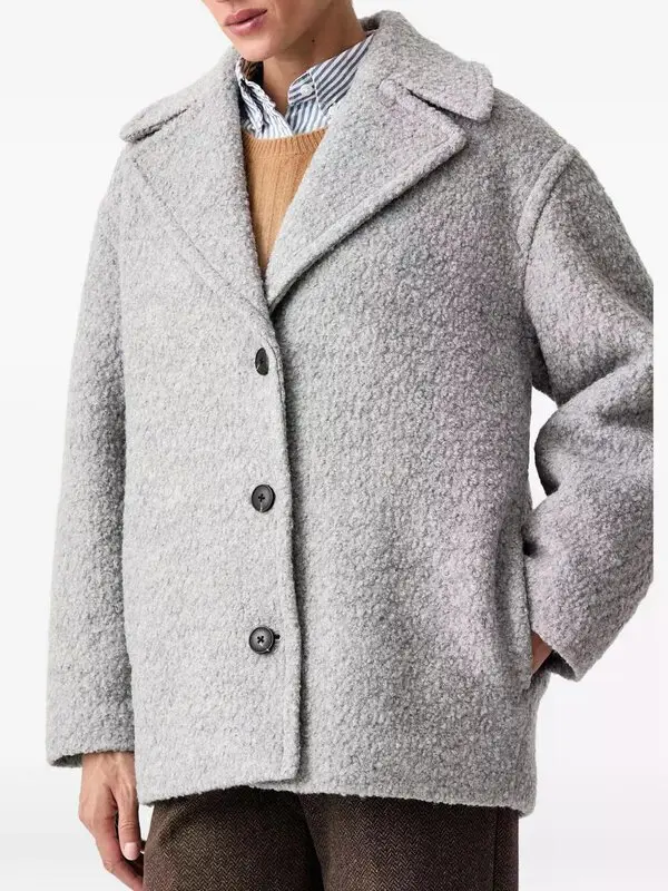 Marc O'polo Bouclé-texture Single-breasted Coat