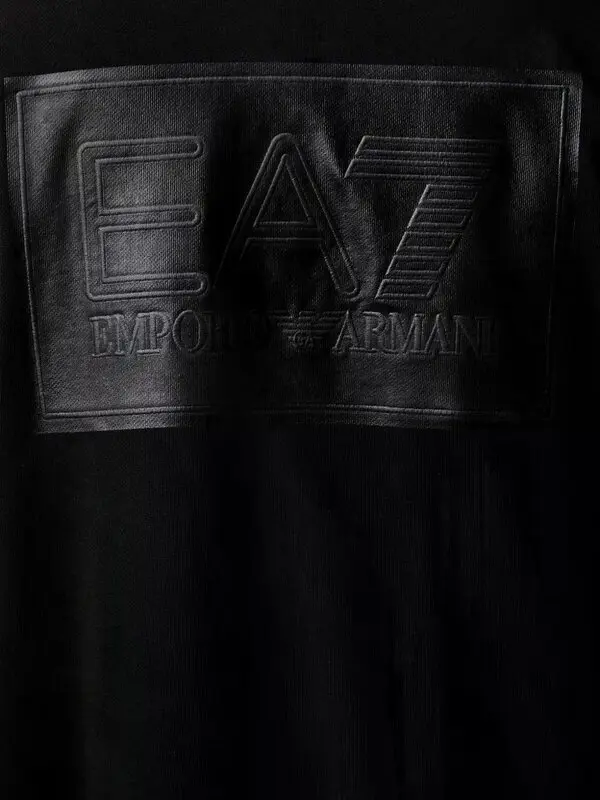 EA7 Logo-patch Zip-up Hoodie