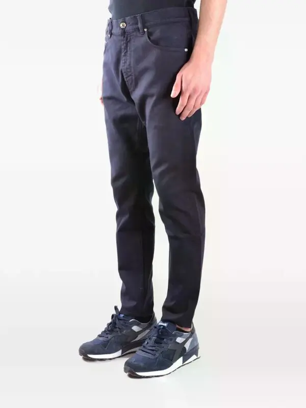 PAOLO PECORA Slim-fit Cotton Trousers