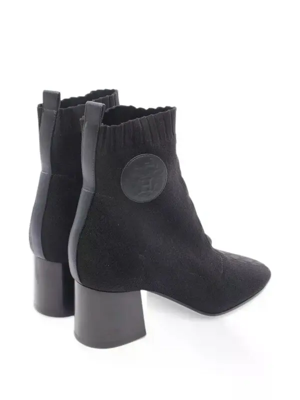 Hermès Jenna Knit Ankle Boots