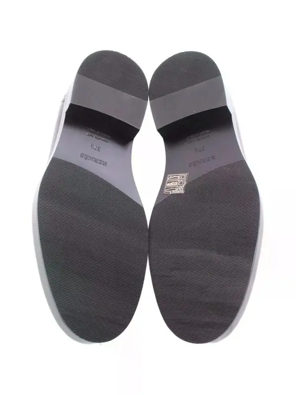 Hermès 2010s Kelly Buckle Leather Loafers