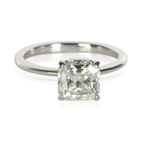Tiffany & Co. 1.33 Ct Square Mixed Cut Diamond True Solitaire Engagement