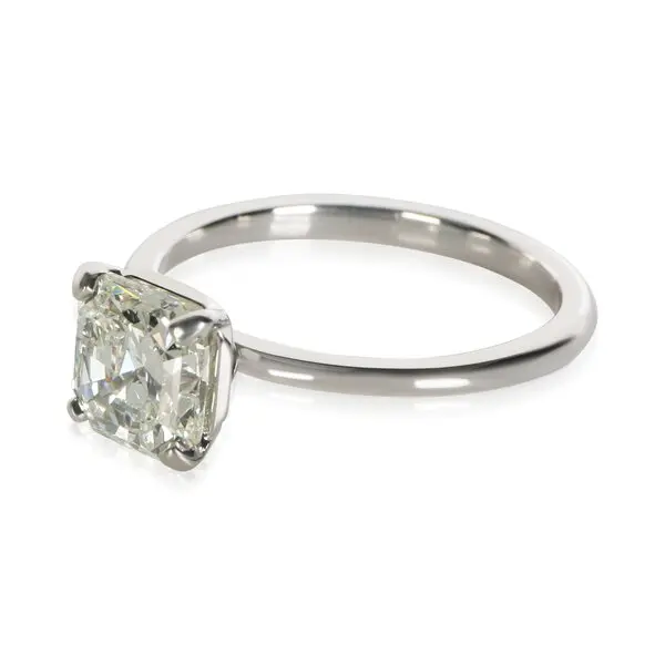 Tiffany & Co. 1.33 Ct Square Mixed Cut Diamond True Solitaire Engagement