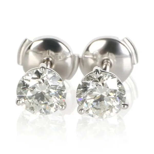 Tiffany & Co. Diamond Stud Earrings - Platinum