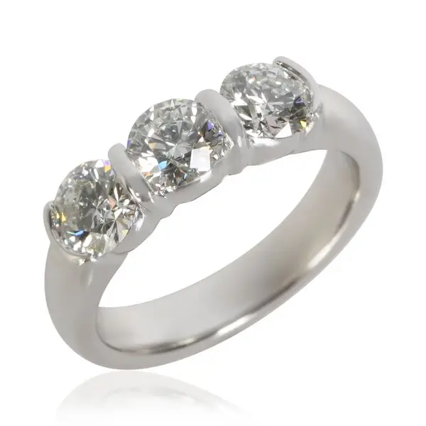 Tiffany & Co. 0.57 Ct Round Brilliant Diamond Engagement Ring