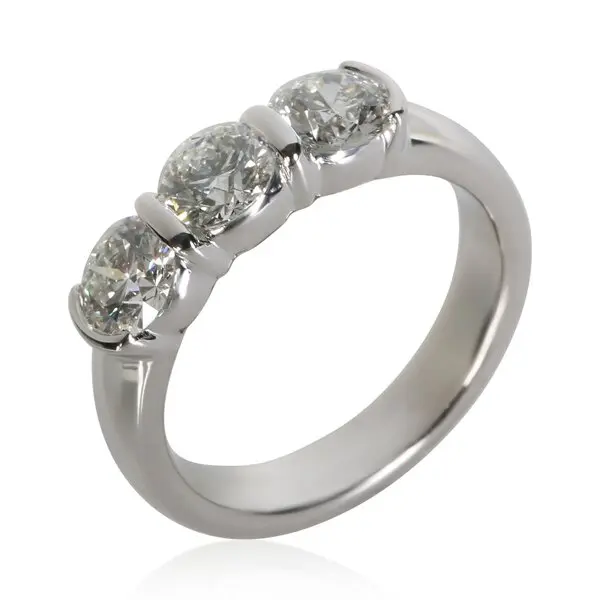 Tiffany & Co. 0.57 Ct Round Brilliant Diamond Engagement Ring
