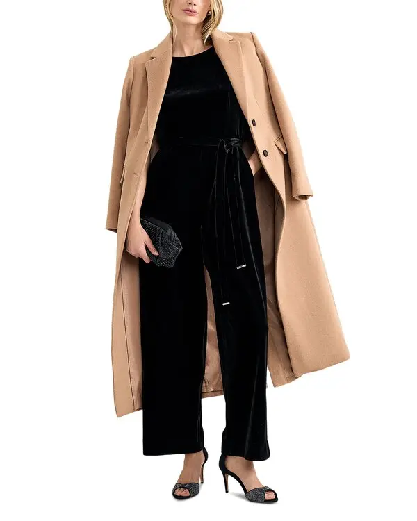 PHASE EIGHT Marta Sleeveless Velvet Jumpsuit