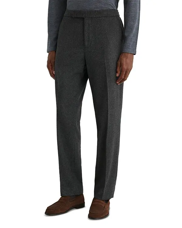 REISS Found Tailored Fit Flannel Suit Trousers