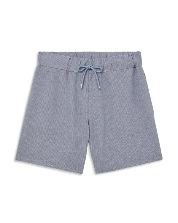 REISS Printed Stripe 6.7 Shorts - Blue